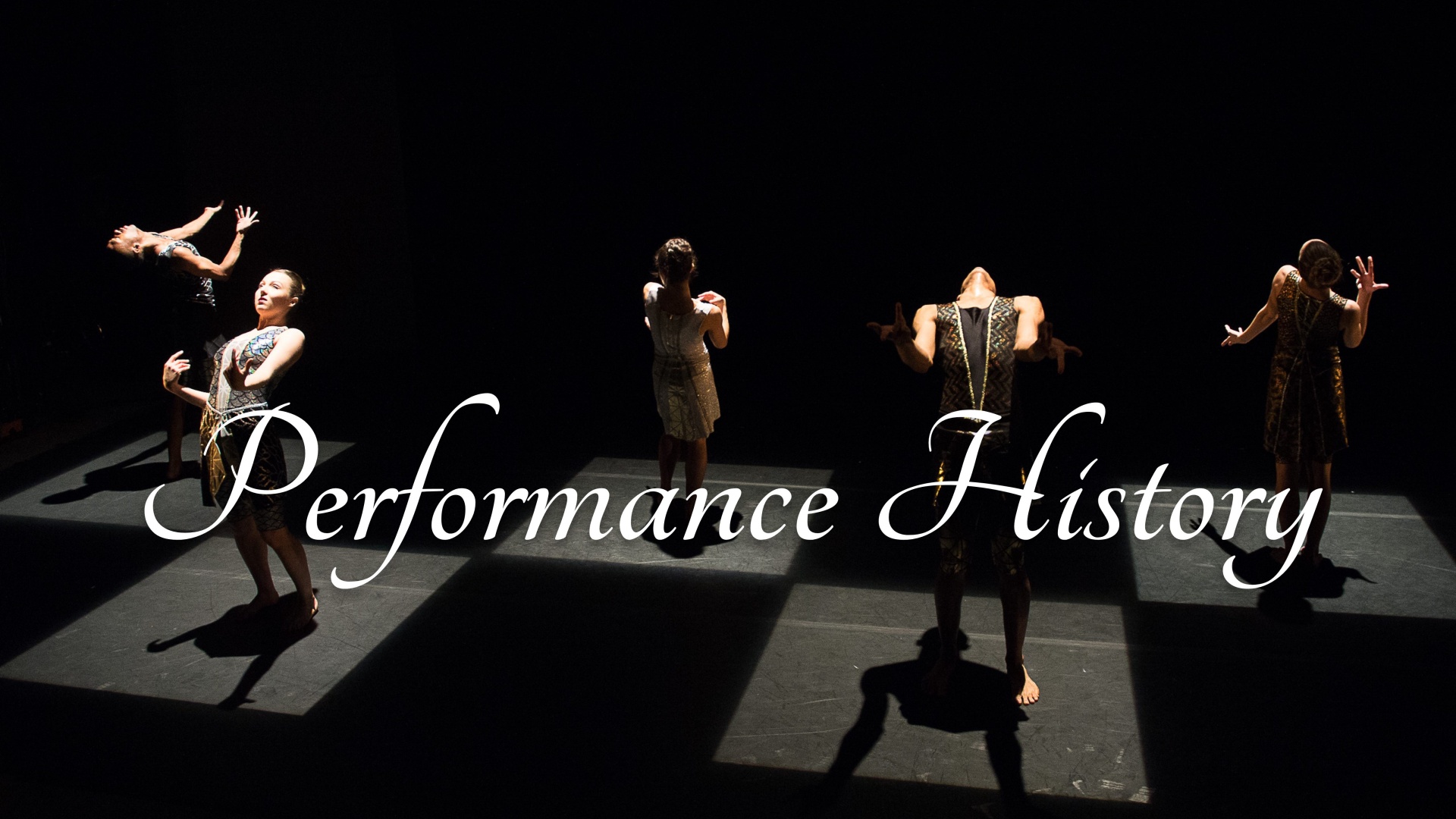 Performance History - Amanda Selwyn Dance Theatre