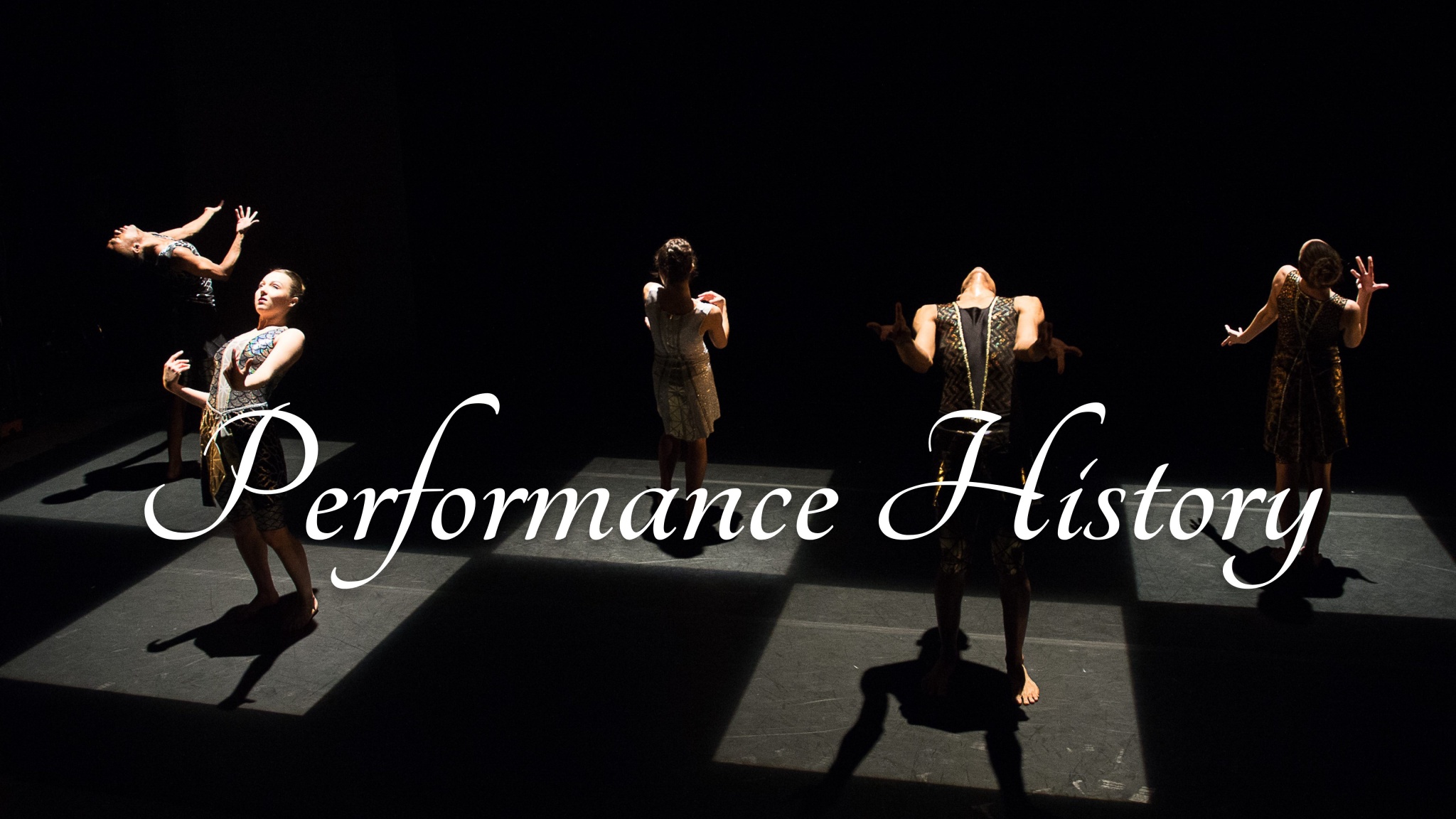 Performance History - Amanda Selwyn Dance Theatre