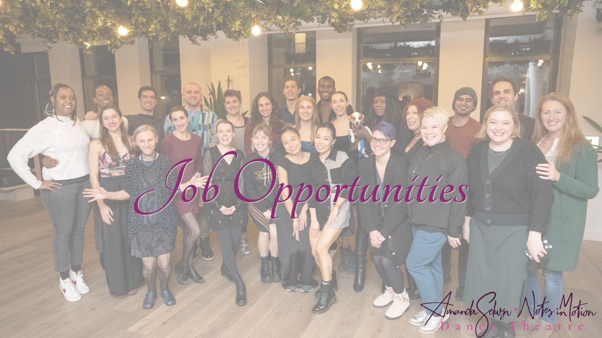 Job Opportunities - Amanda Selwyn Dance Theatre